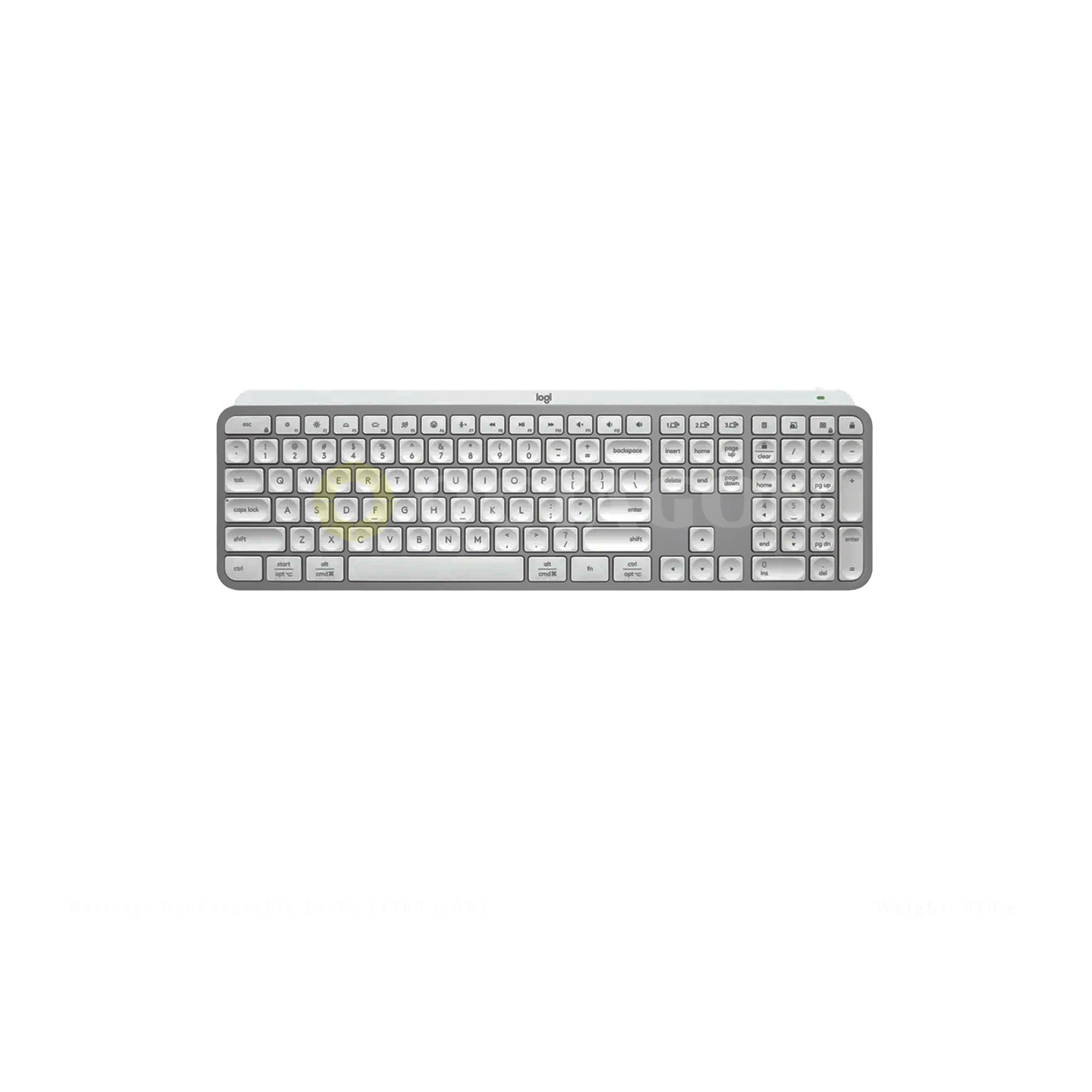 LOGITECH MX KEYS S PALE GRAY KEYBOARD – Octagon Computer Superstore