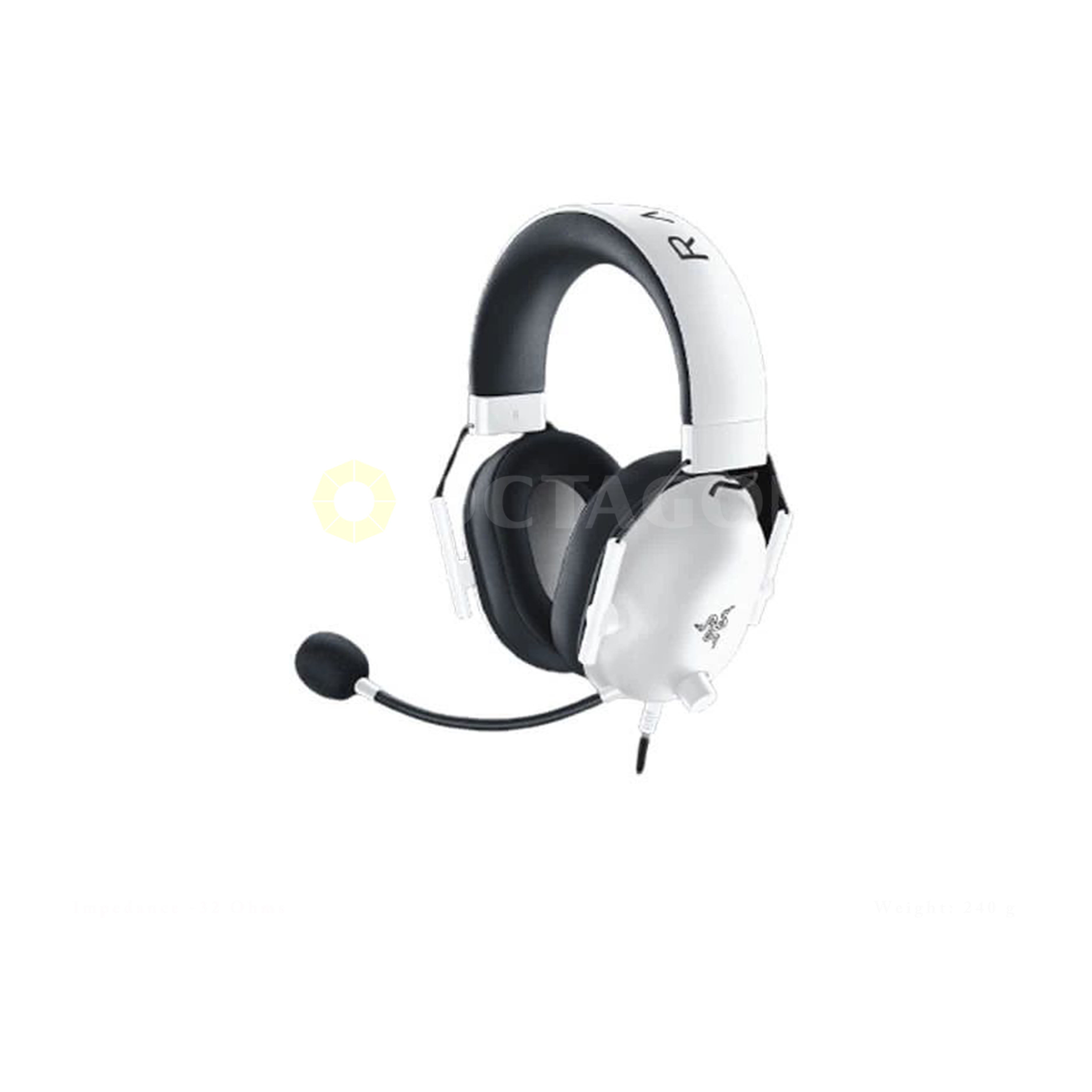 RAZER BLACKSHARK V2X WHITE WIRED GAMING – Octagon Computer Superstore