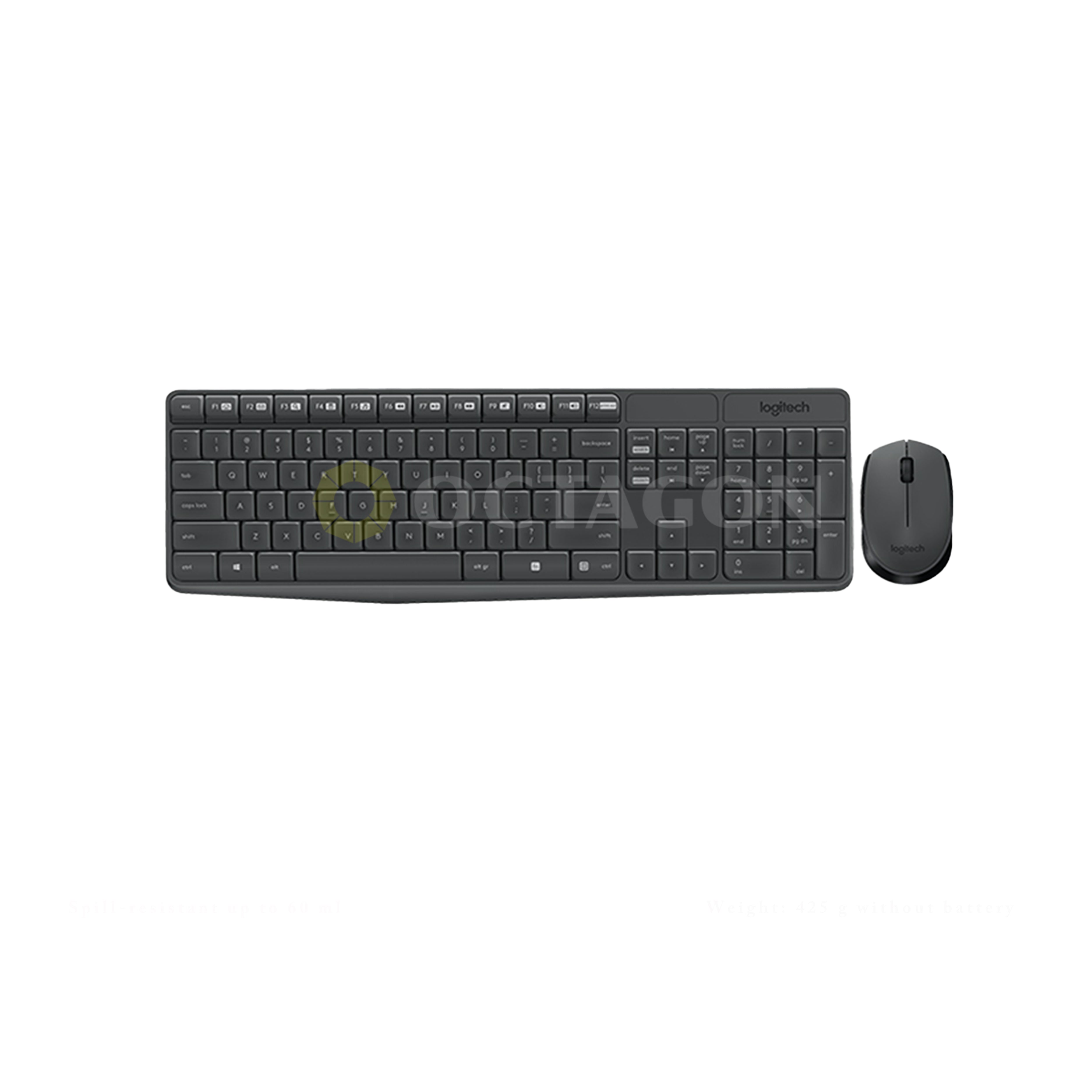 LOGITECH MK235 BLACK WIRELESS KEYBOARD AND MOUSE COMBO – Octagon ...
