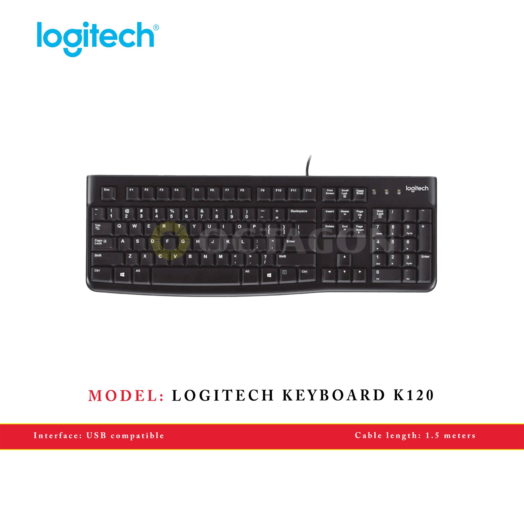 Logitech Keyboard K120 – Octagon Computer Superstore