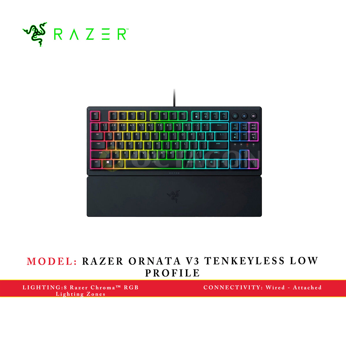 RAZER ORNATA V3 TENKEYLESS LOW PROFILE KEYBOARD – Octagon Computer ...