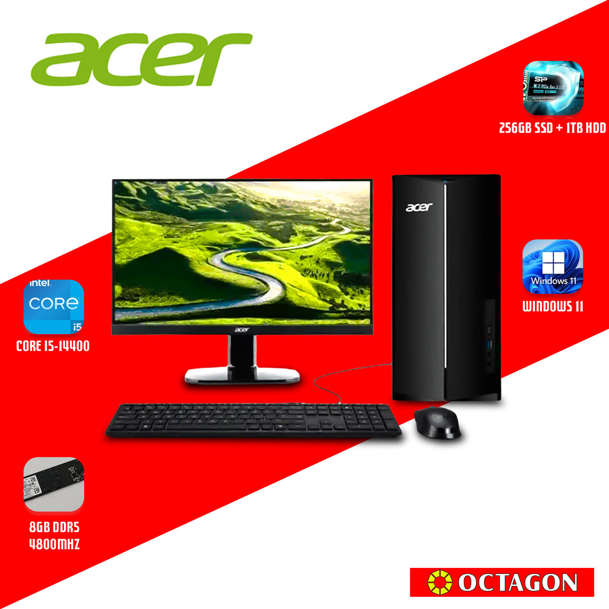 Acer Desktop – Octagon Computer Superstore
