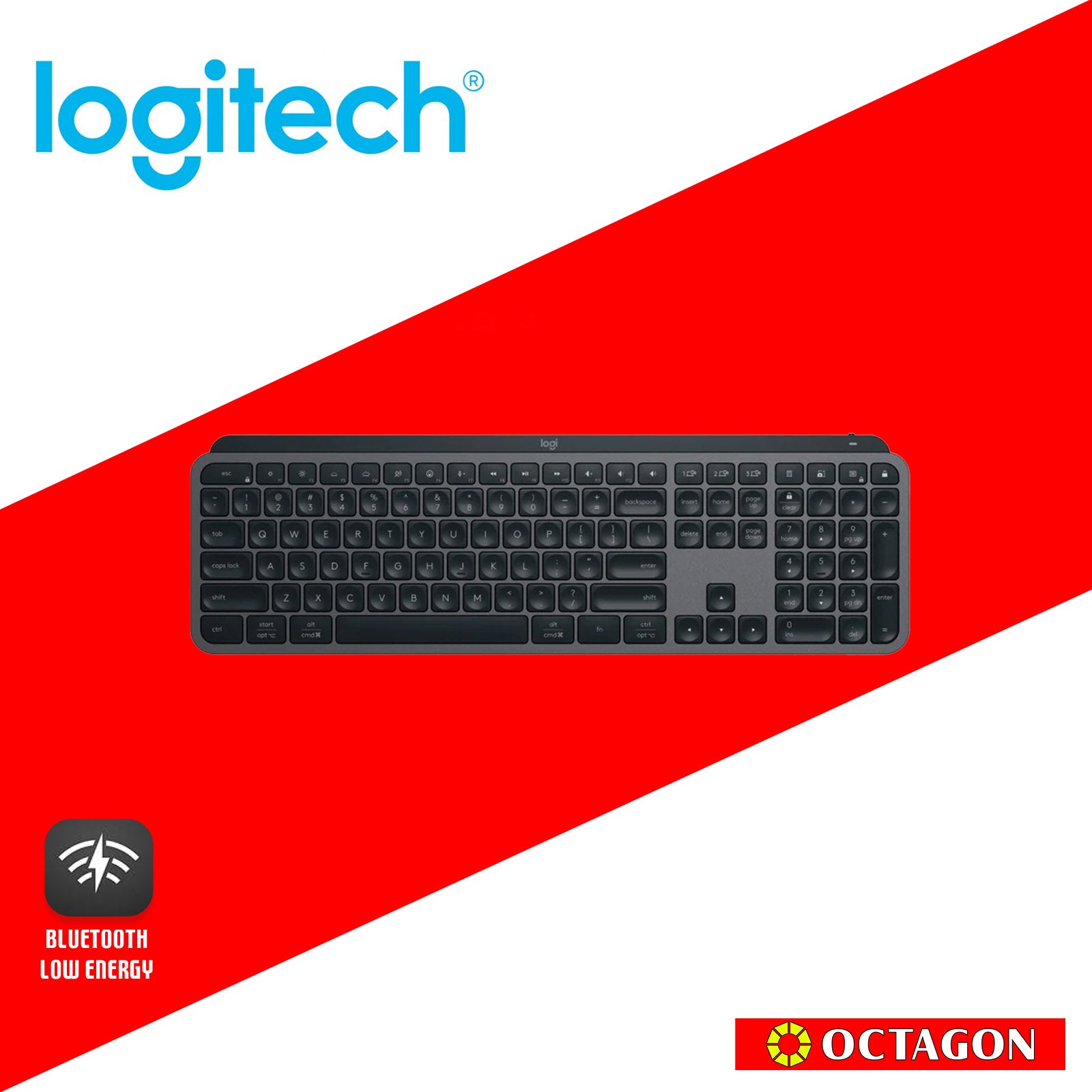 LOGITECH MX KEYS S GRAPHITE KEYBOARD – Octagon Computer Superstore