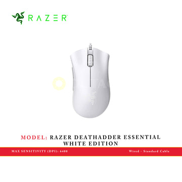RAZER DEATHADDER ESSENTIAL WHITE EDITION – Octagon Computer Superstore
