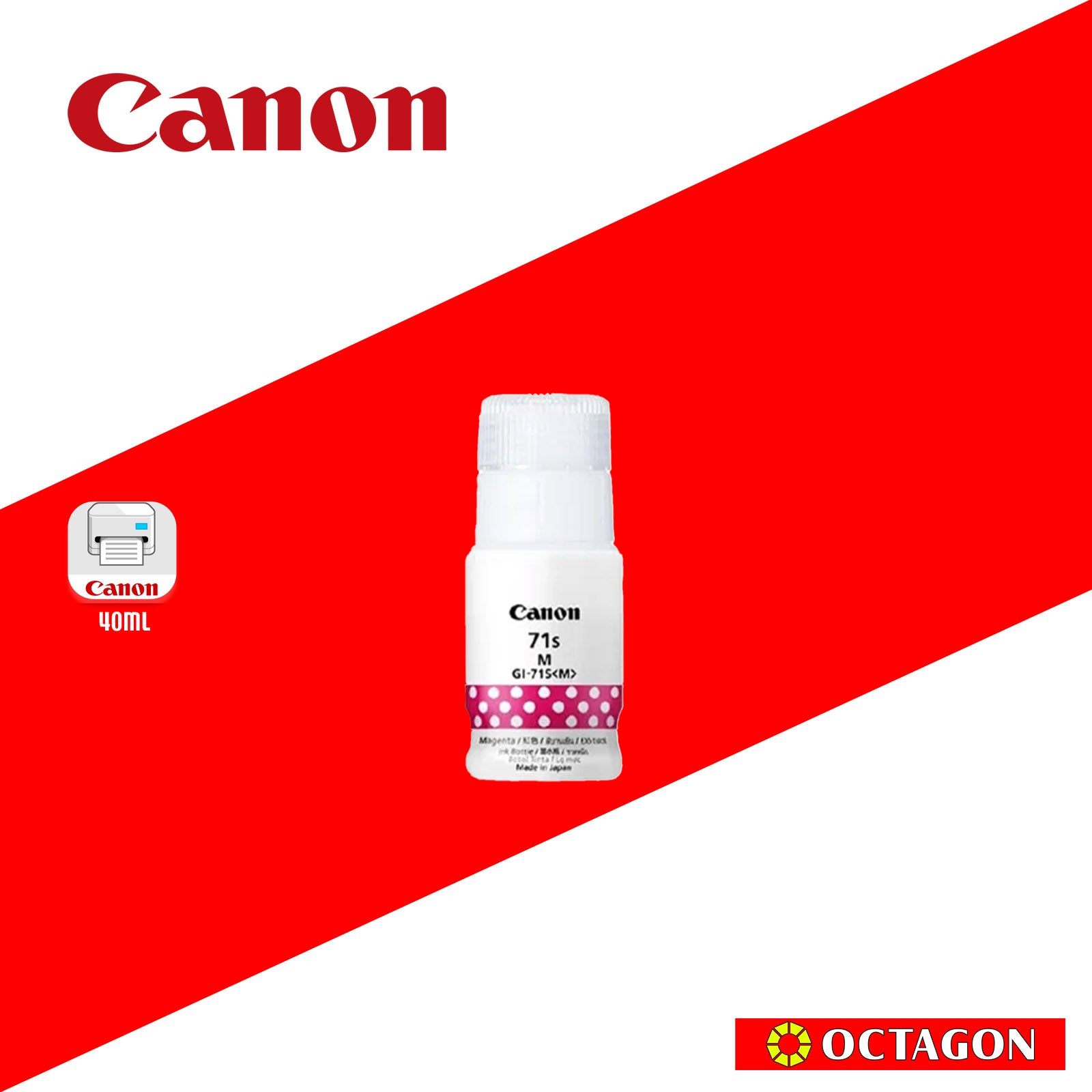 CANON GI-71S MAGENTA INK BOTTLE 40ML – Octagon Computer Superstore