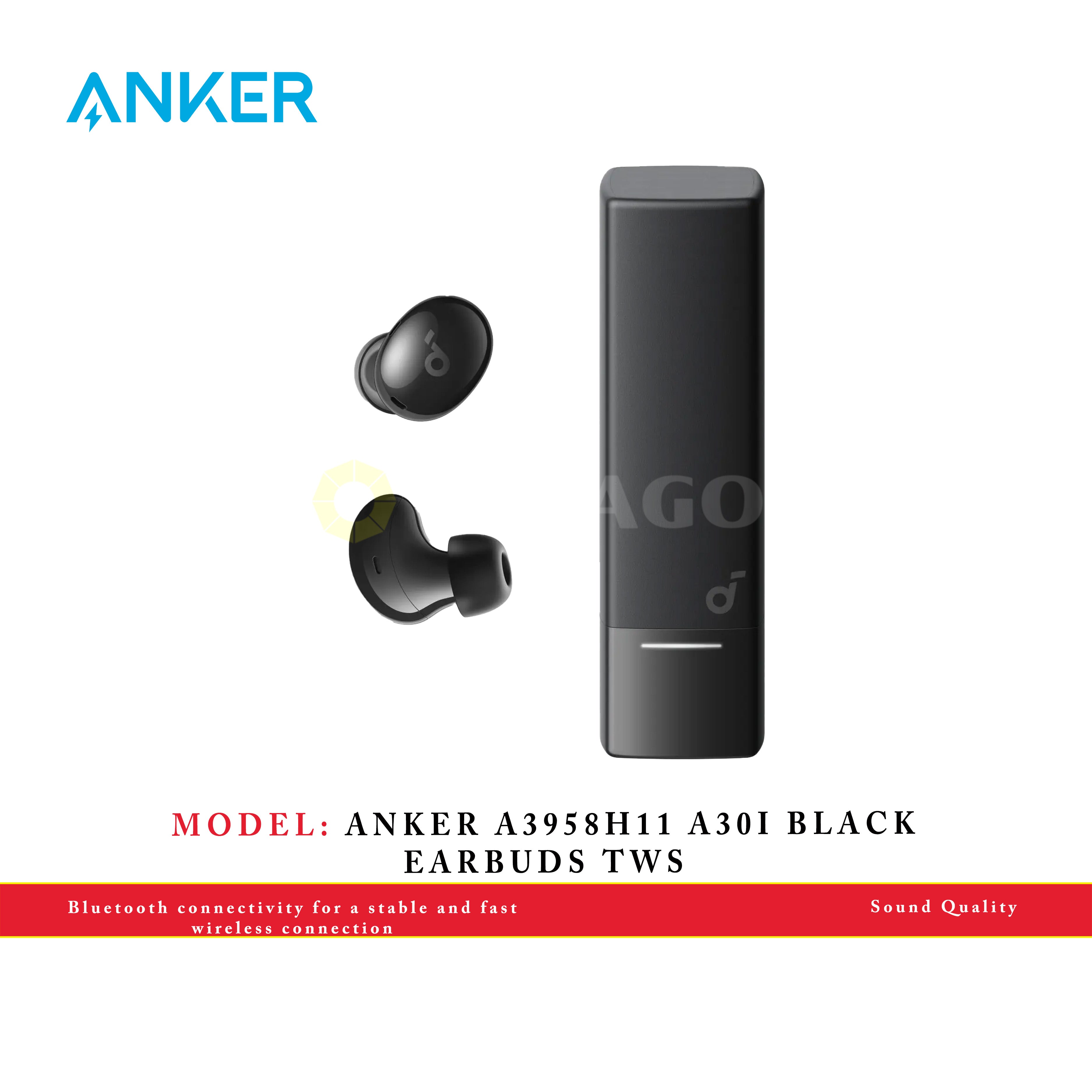 ANKER A3958H11 A30I BLACK EARBUDS TWS – Octagon Computer Superstore