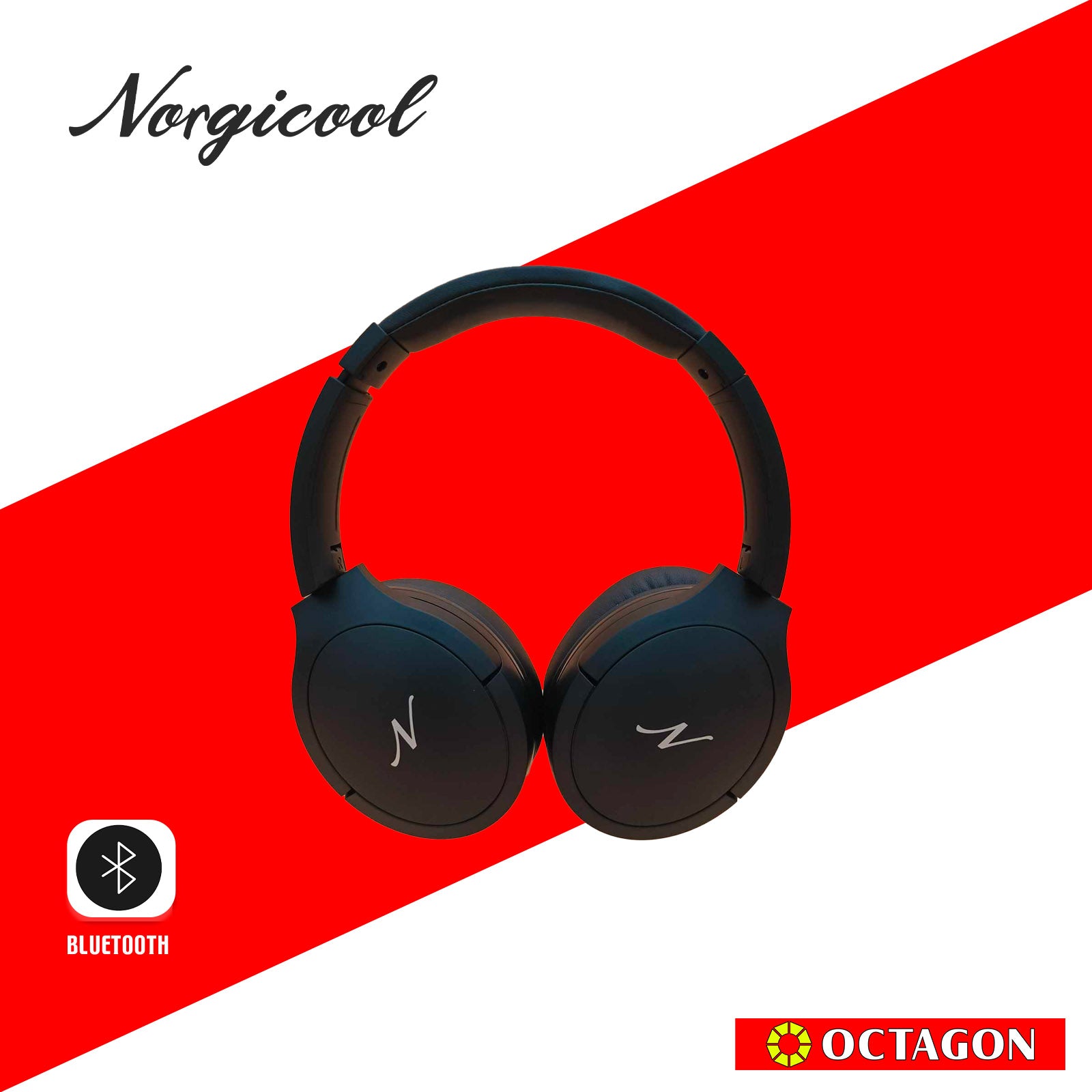 NORGICOOL H165-BK ANC HEADSET BLUETOOTH V5.2 FOLDABLE – Octagon ...