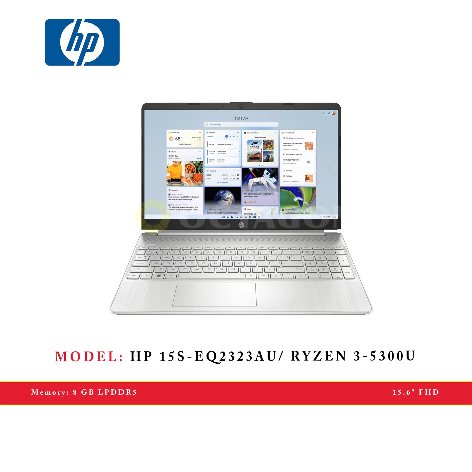 HP 15S-EQ2323AU/ RYZEN 3-5300U – Octagon Computer Superstore
