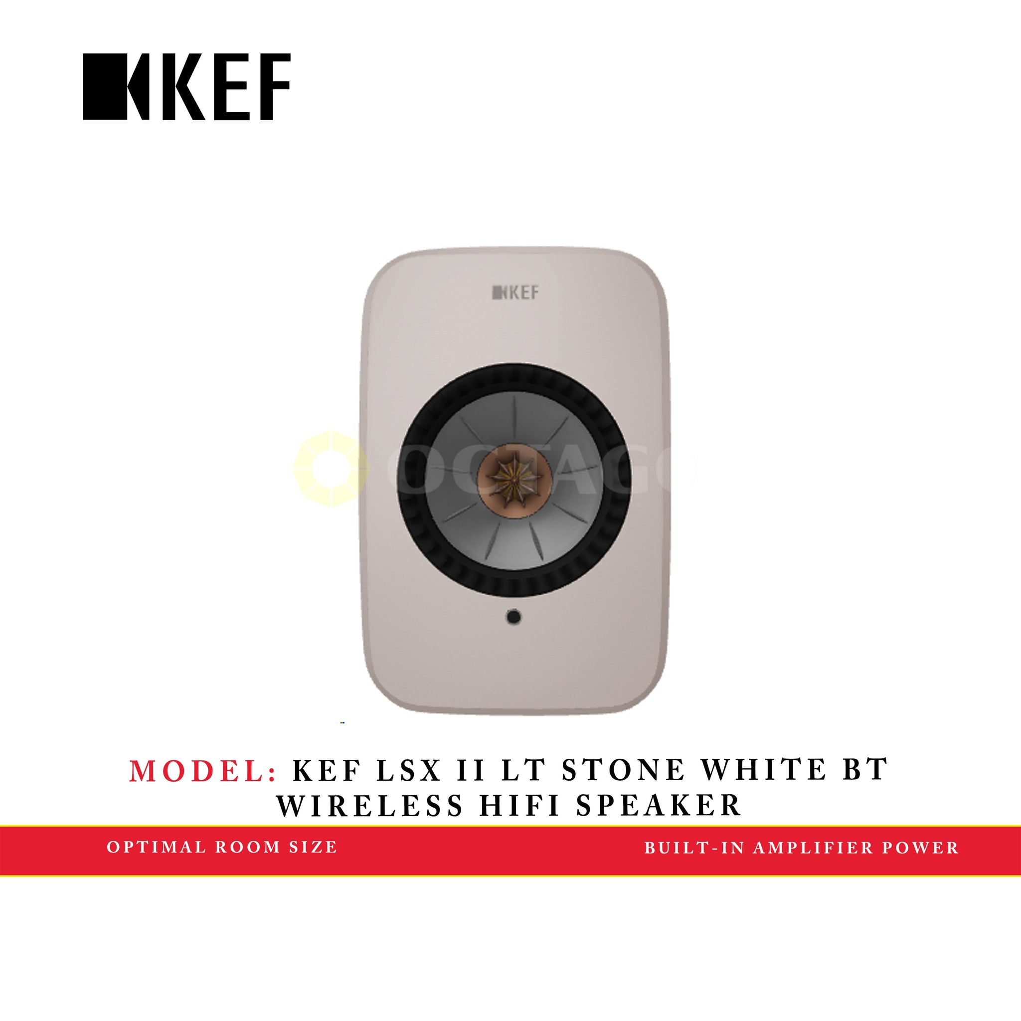 KEF LSX II LT STONE WHITE BT WIRELESS HIFI SPEAKER – Octagon Computer Superstore
