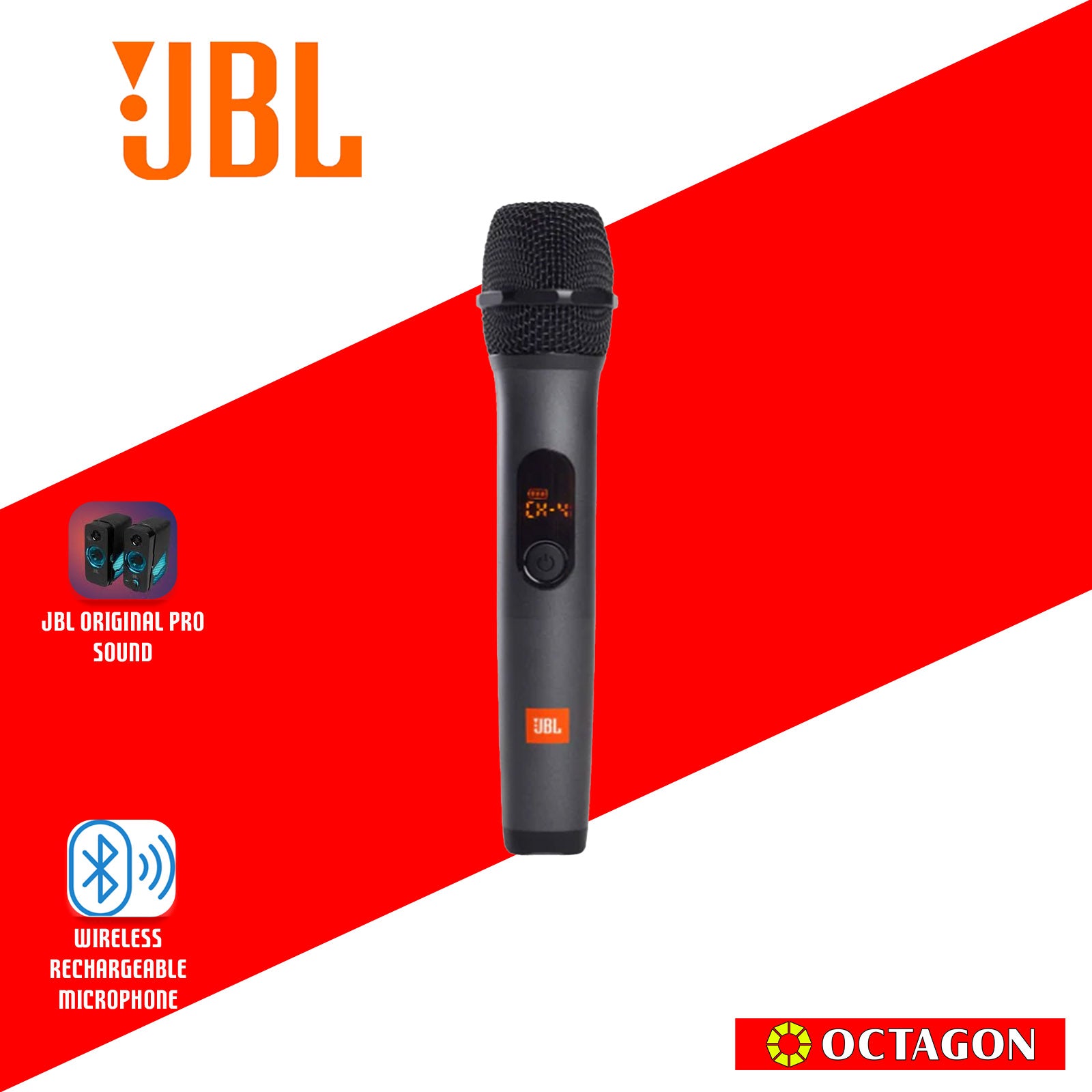 JBL WIRELESS RECHARGEABLE MICROPHONE – Octagon Computer Superstore