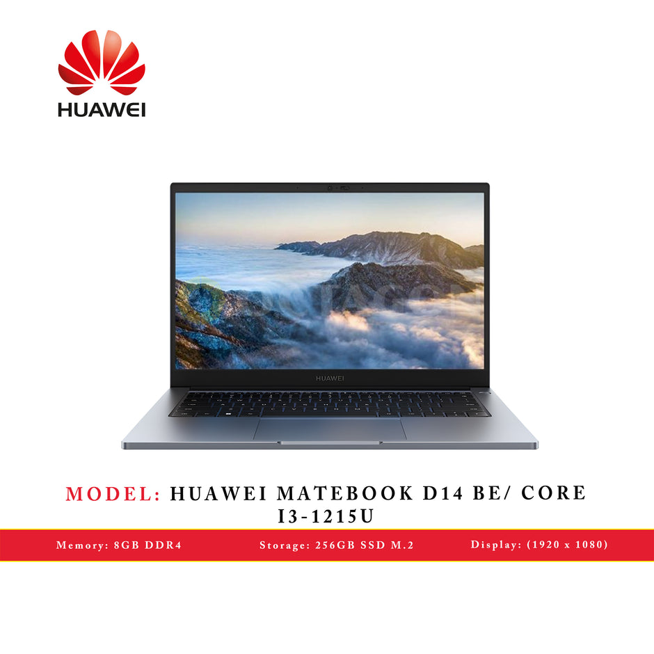 HUAWEI MATEBOOK D14 BE/ CORE I3-1215U – Octagon Computer Superstore