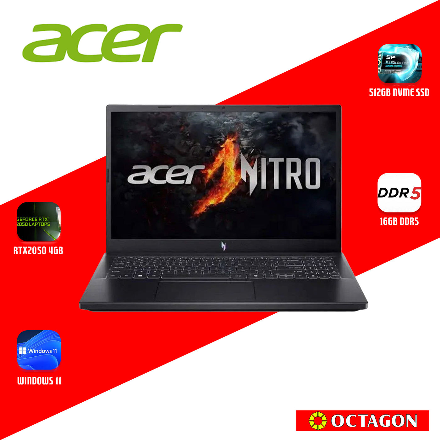 ACER NITRO V ANV15-41-R1GE/ RYZEN 5 6600H – Octagon Computer Superstore