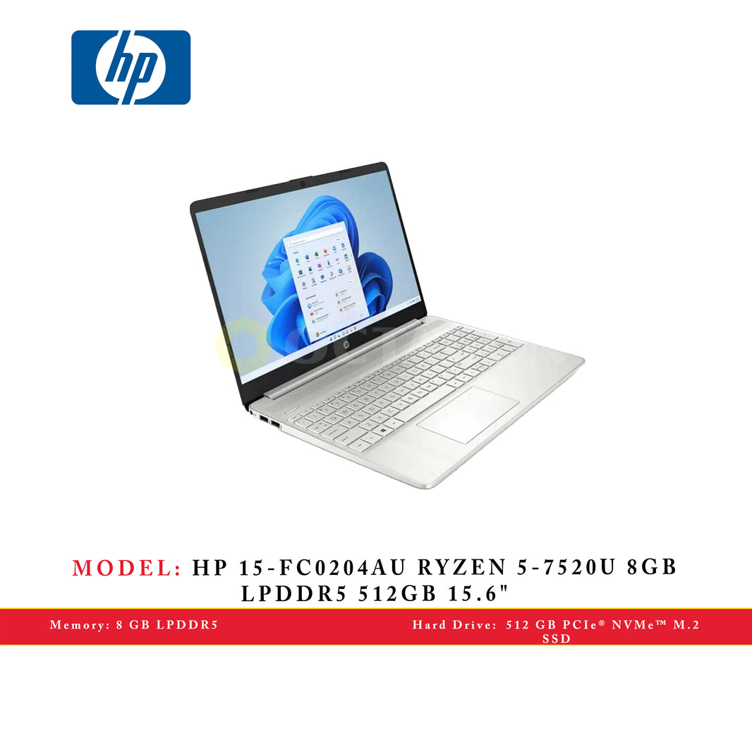 HP 15-FC0204AU RYZEN 5-7520U 8GB – Octagon Computer Superstore
