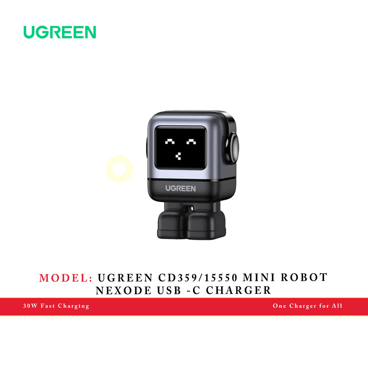 UGREEN CD359/15550 MINI ROBOT NEXODE BK – Octagon Computer Superstore