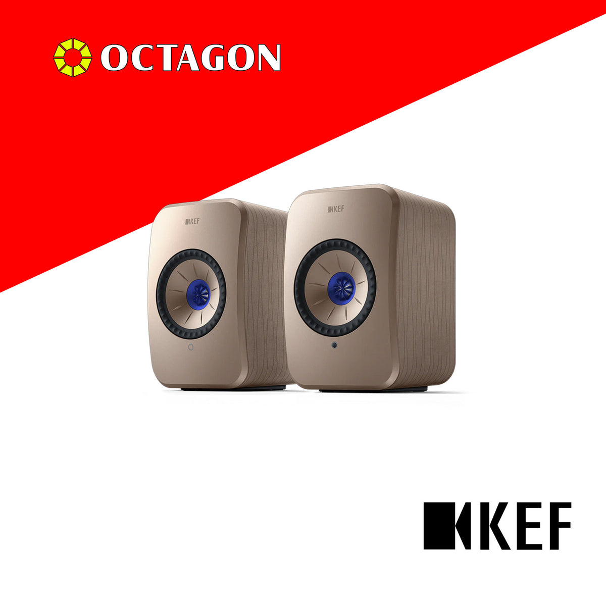 KEF LSX II LT GRAY BT WIRELESS HIFI SPEAKER – Octagon Computer Superstore