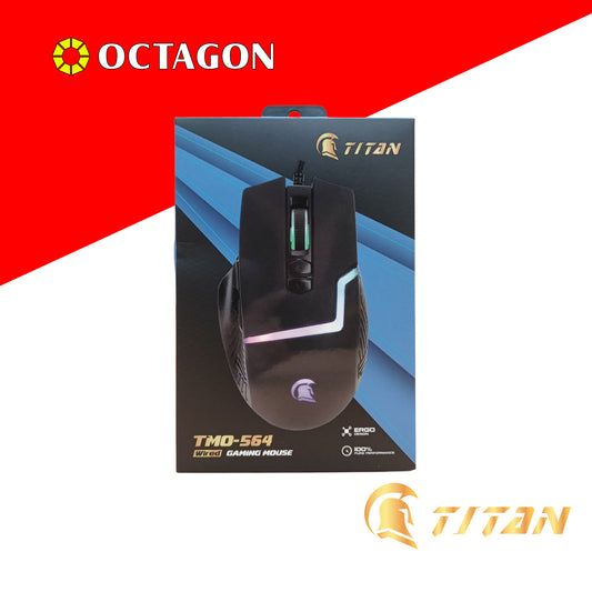 TITAN TMO-564 LED USB GAMING MOUSE DPI 12000 – Octagon Computer Superstore