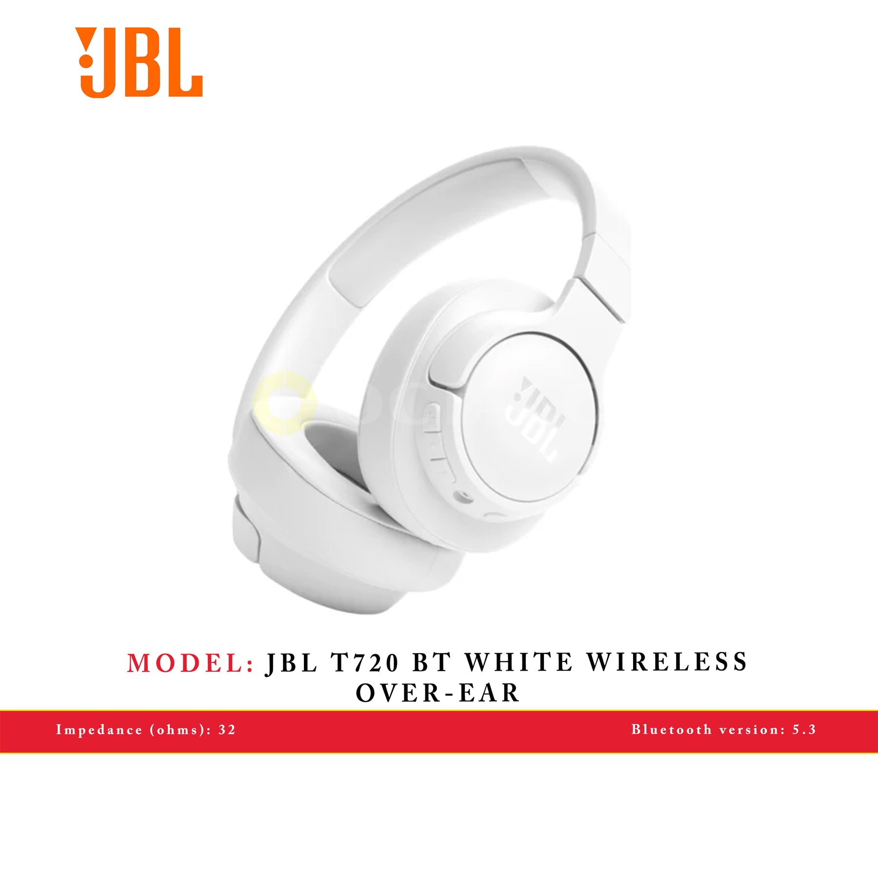 JBL T720 BT WHITE WIRELESS OVER-EAR – Octagon Computer Superstore