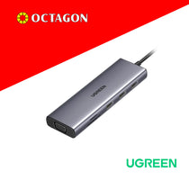 UGREEN CM498/15601 10IN1 USB-C HUB TO USB-C + 3X USB 3.0-A + HDMI + VG ...