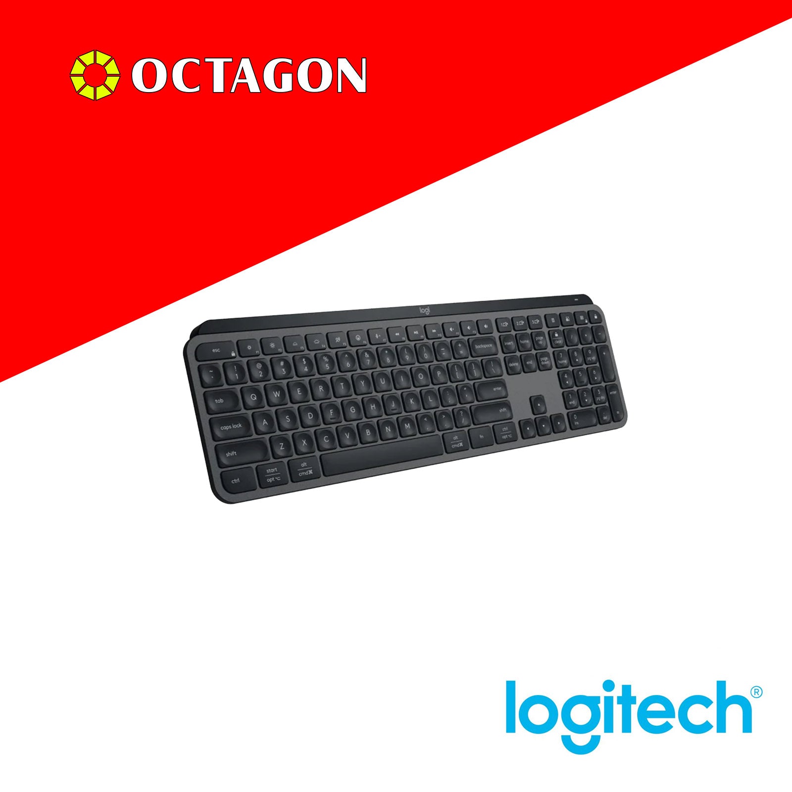 LOGITECH MX KEYS S GRAPHITE KEYBOARD – Octagon Computer Superstore