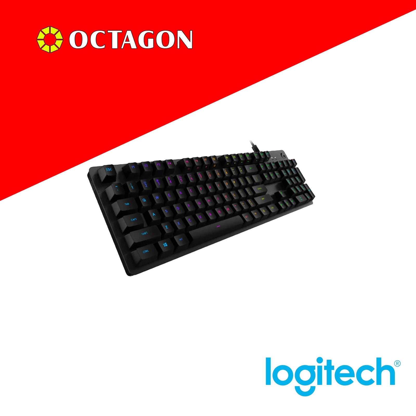 LOGITECH G512-GX BLUE CLICKY CARBON MECH – Octagon Computer Superstore