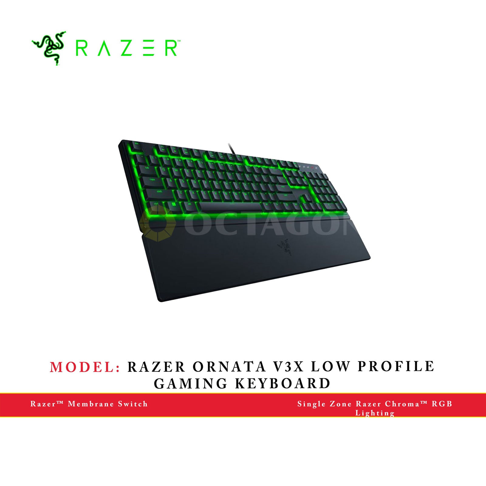 RAZER ORNATA V3X LOW PROFILE GAMING KEYBOARD – Octagon Computer Superstore