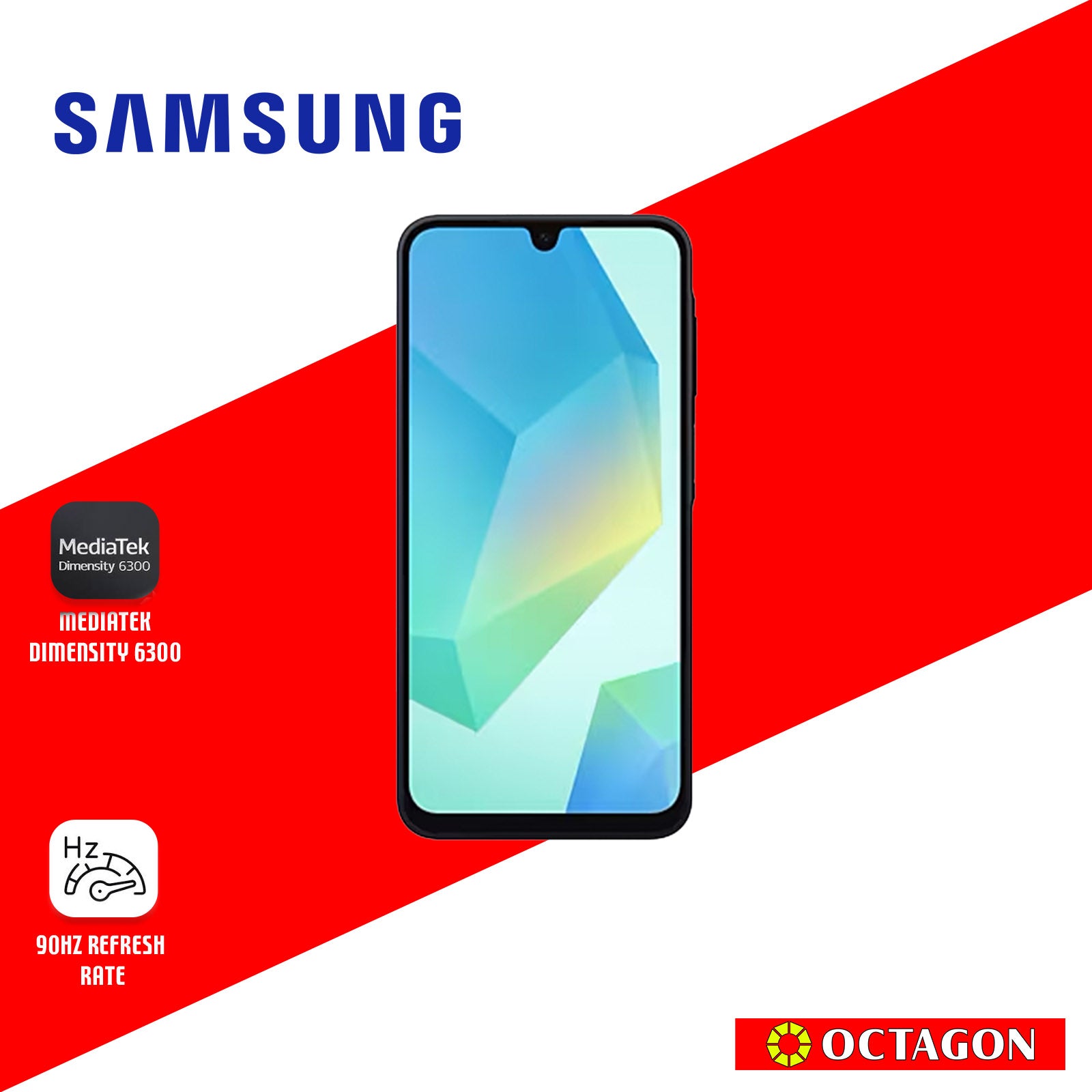 SAMSUNG GALAXY A16 5G 8GB+256GB BLUE BLACK – Octagon Computer Superstore