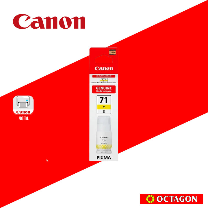 CANON GI-71S YELLOW INK BOTTLE 40ML – Octagon Computer Superstore