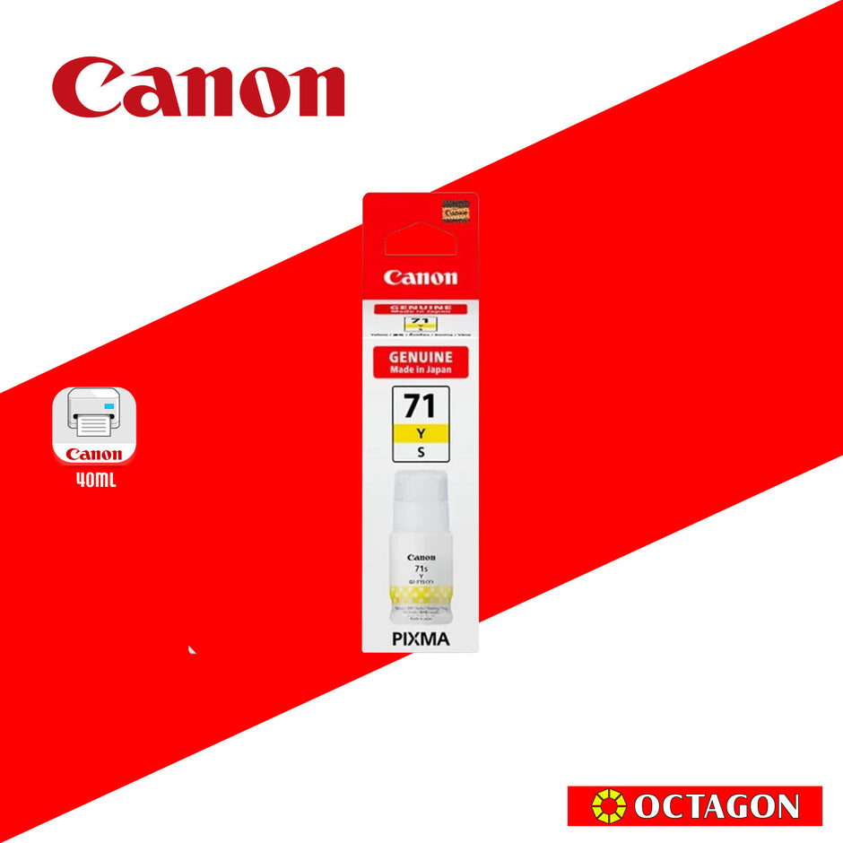 CANON GI-71S YELLOW INK BOTTLE 40ML – Octagon Computer Superstore