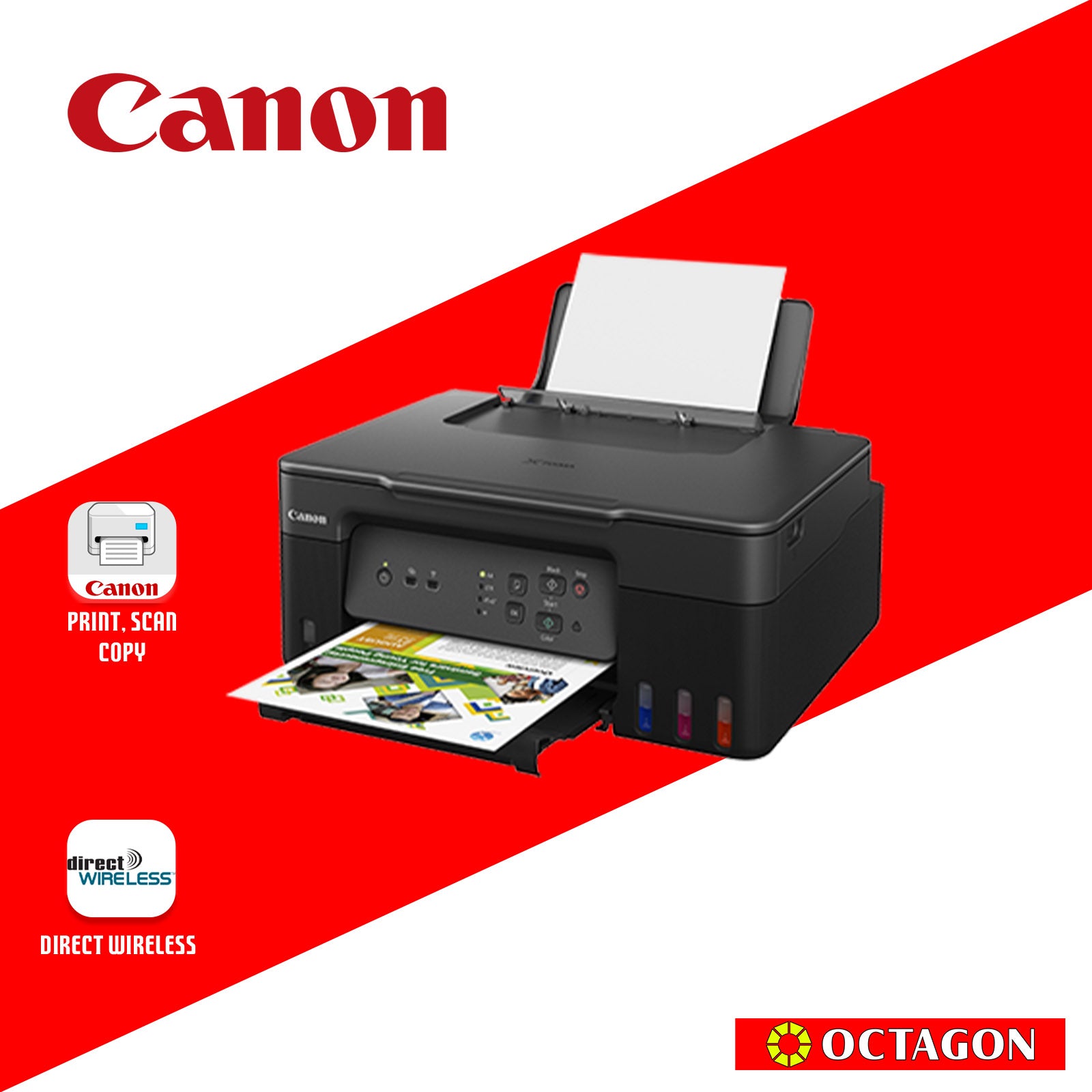 CANON PIXMA G3730 INK TANK PRINTER – Octagon Computer Superstore