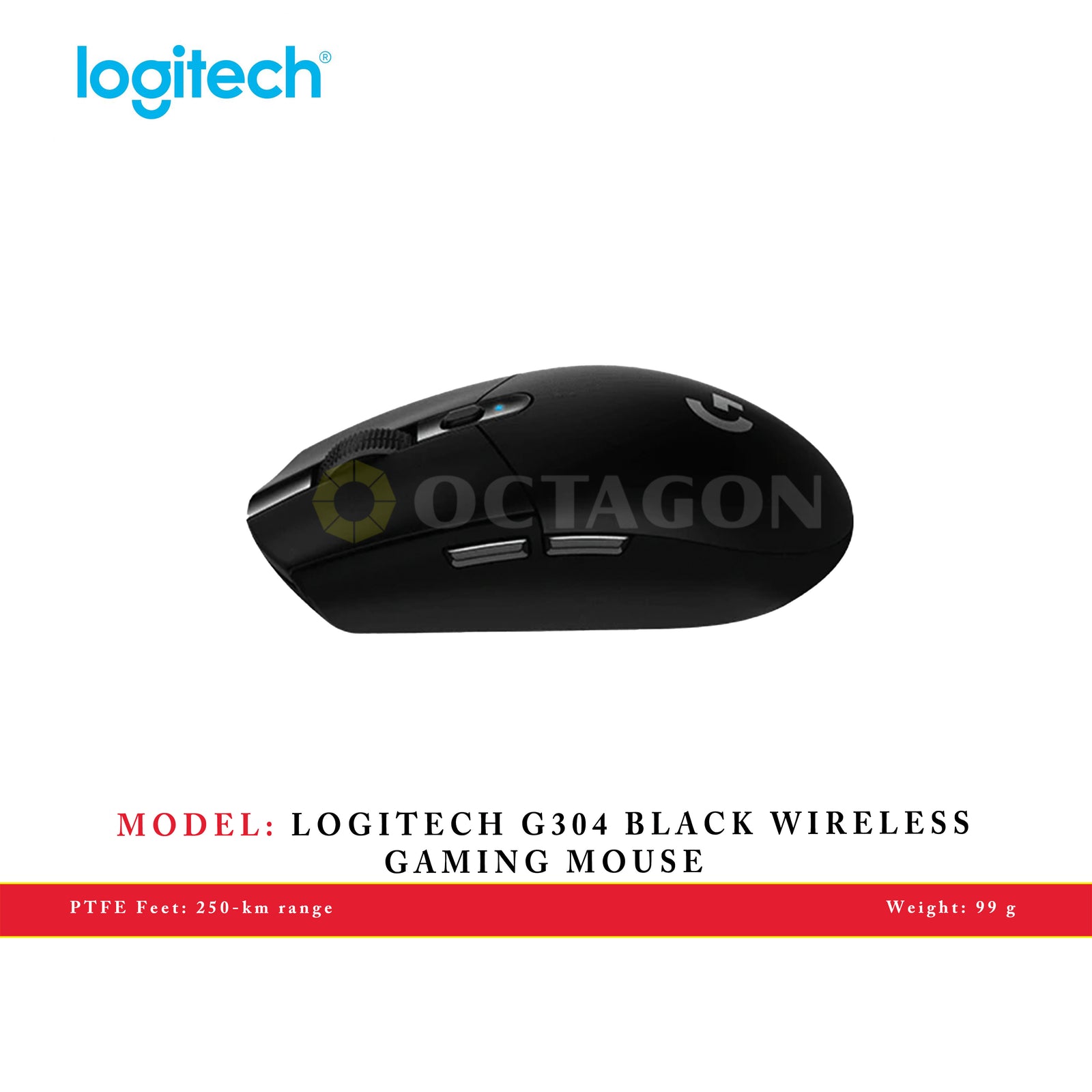 LOGITECH G304 BLACK WIRELESS GAMING MOUSE – Octagon Computer Superstore