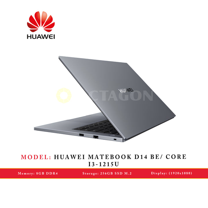 HUAWEI MATEBOOK D14 BE/ CORE I3-1215U – Octagon Computer Superstore