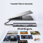 UGREEN CM498/15601 10IN1 USB-C HUB TO USB-C + 3X USB 3.0-A + HDMI + VG ...