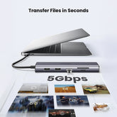 UGREEN CM498/15601 10IN1 USB-C HUB TO USB-C + 3X USB 3.0-A + HDMI + VG ...