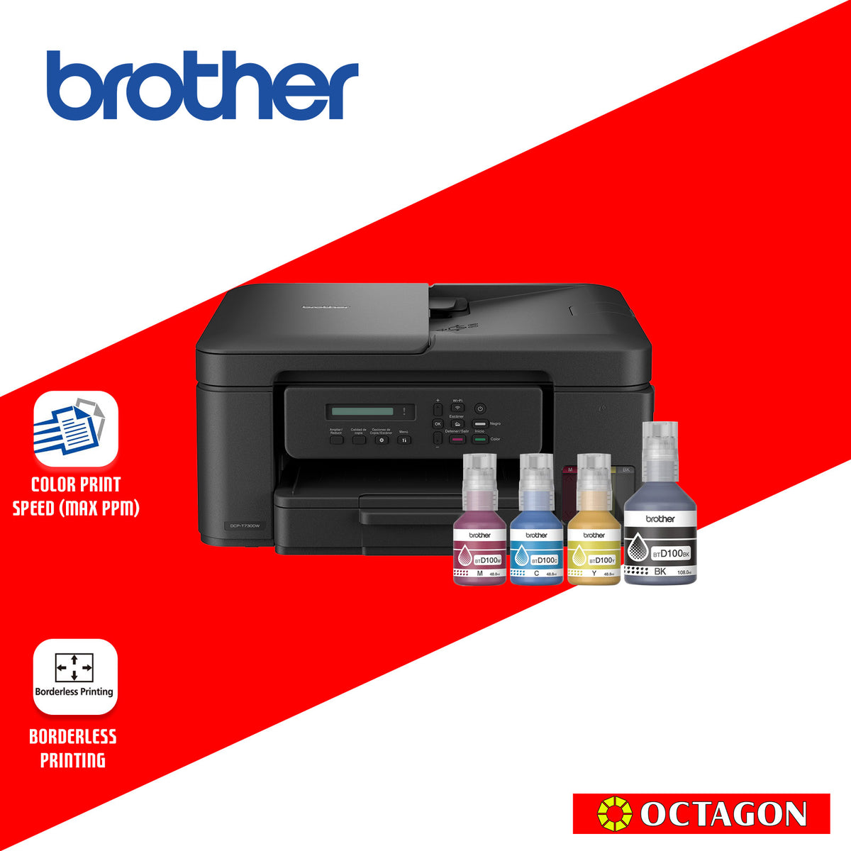 BROTHER DCP-T730W 3IN1 PRINTER – Octagon Computer Superstore