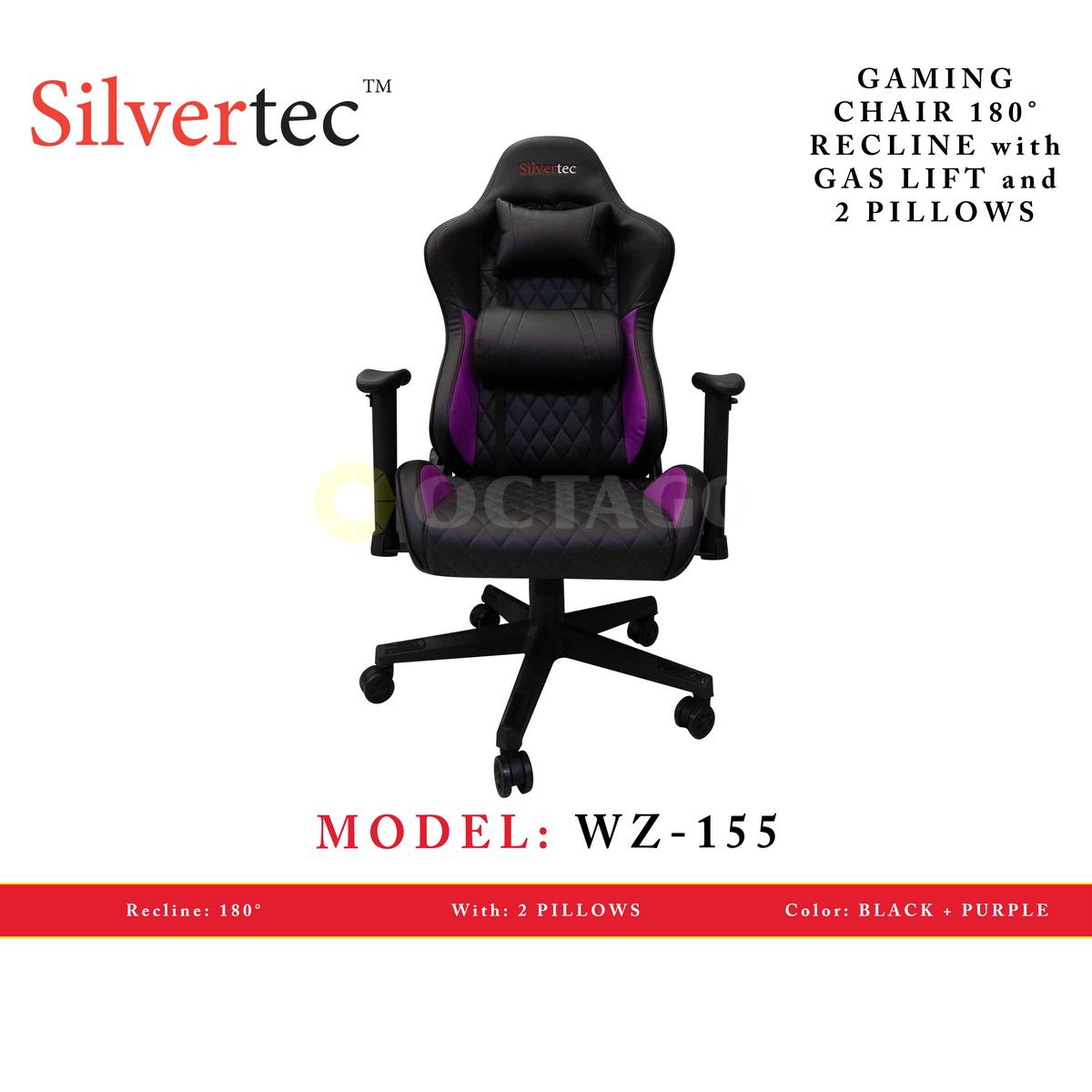 Silvertec Gaming Chair – Octagon Computer Superstore
