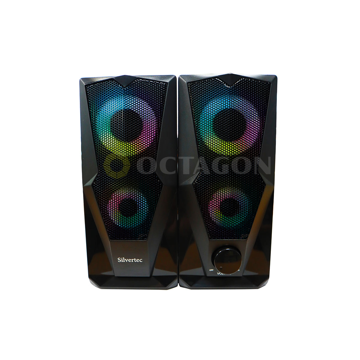 SILVERTEC SSM-256 15W RGB 2.0 SPEAKER – Octagon Computer Superstore