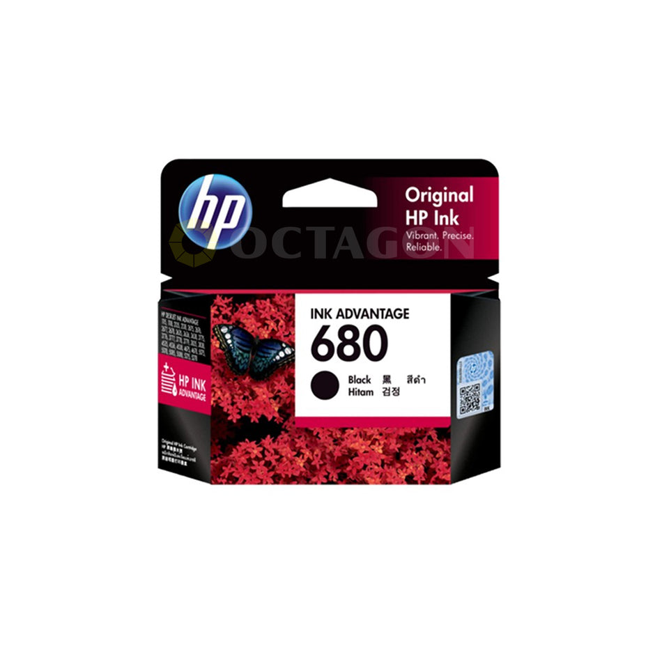HP F6V27AA (#680) BLACK INK CARTRIDGE – Octagon Computer Superstore